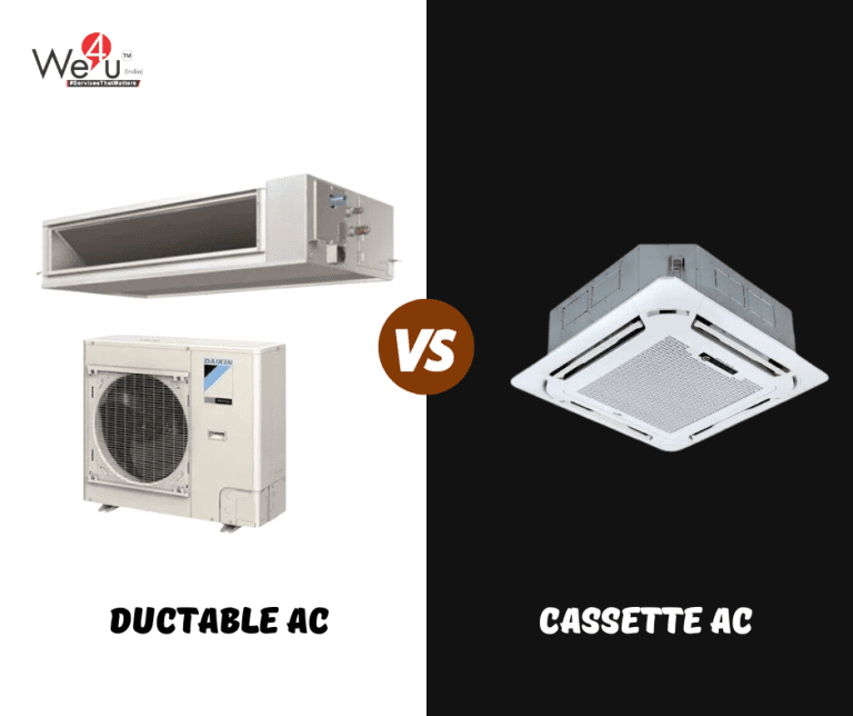 Ductable AC vs Cassette AC : Revealed - We4U India